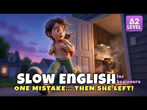 She Made One Mistake… Then Ran Away | Easy English Listening for Beginners (A1–A2)