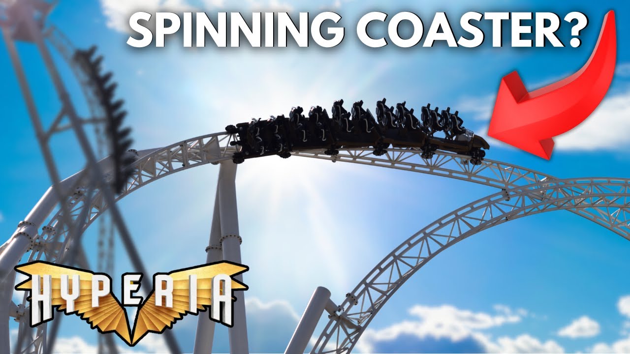 What if Hyperia was a spinning coaster? - YouTube