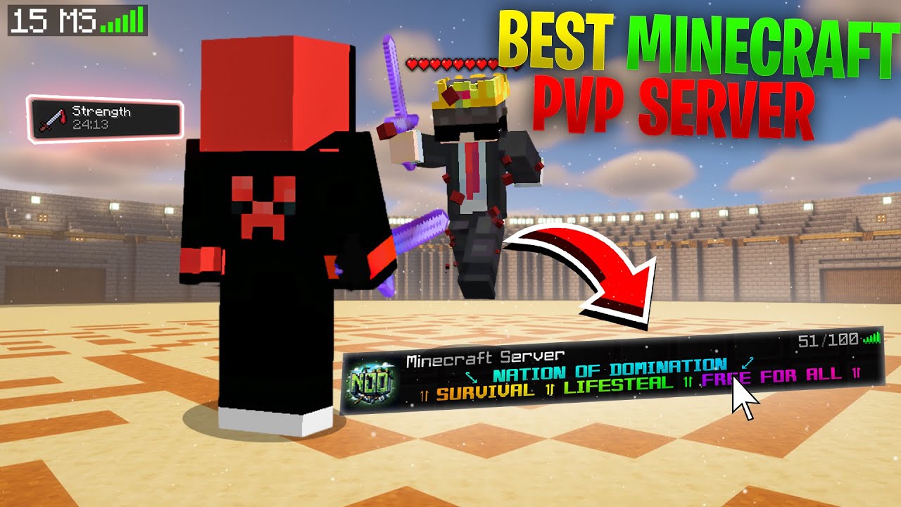This Is The Best Minecraft PvP Server in India - YouTube