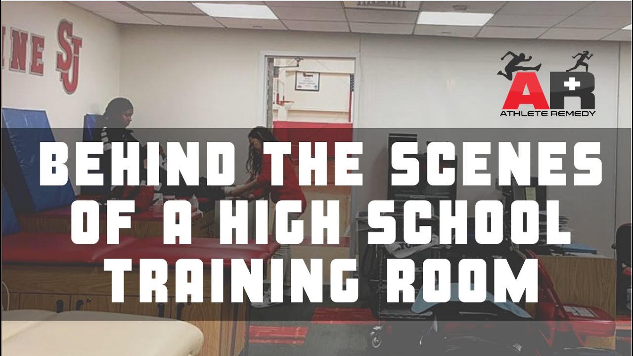 Behind The Scenes of A High School Athletic Training Room | FB Live ...
