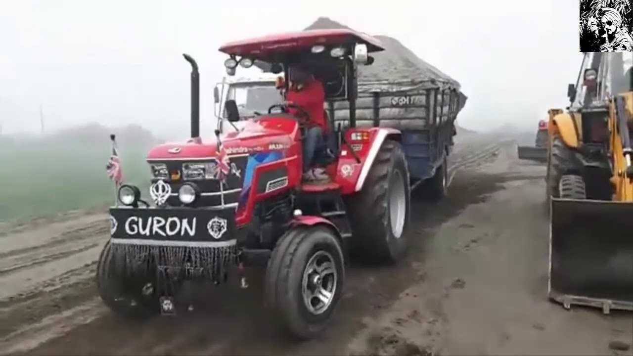 BEAST Tractor Pulling Trolley Full Of Sand ★ HD Video JATT DA TRACTOR ...