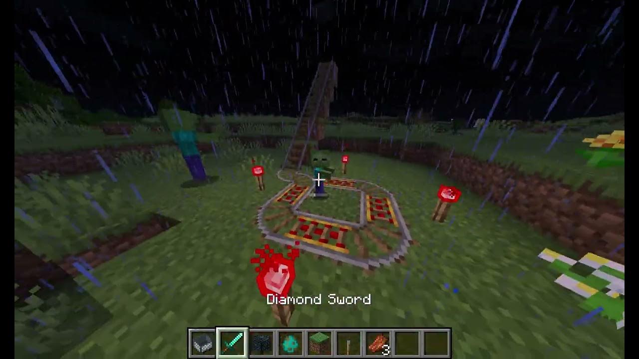 Minecraft 24w33a particle accelerator #2 - YouTube