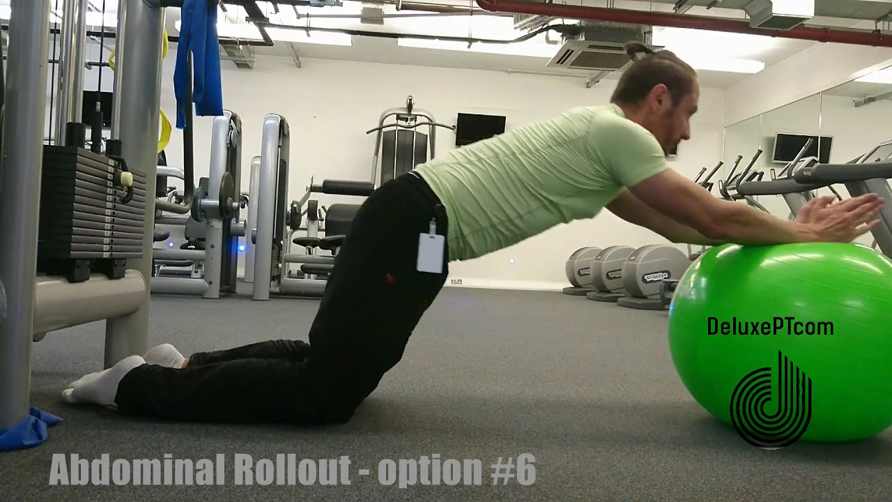 How To: Abdominal Rollout - Option 6 - YouTube