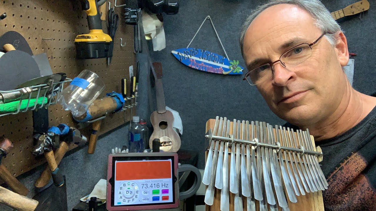 Dii: A NEW CHALLENGE, Tuning African mbira thumb piano kalimbas - YouTube