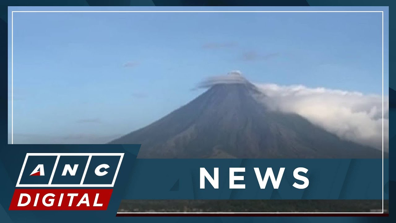 Mayon volcano placed under alert level 2 amid increased unrest | ANC ...