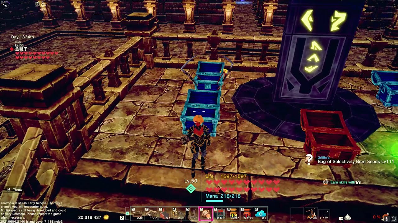 [Craftopia] Obtaining Slate of Evolution - Dungeon Silver Chest - YouTube