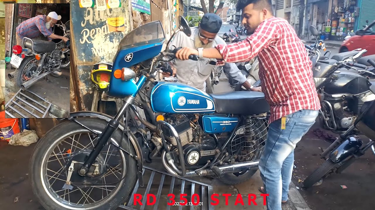 YAMAHA RD 350 FINALLY START - YouTube