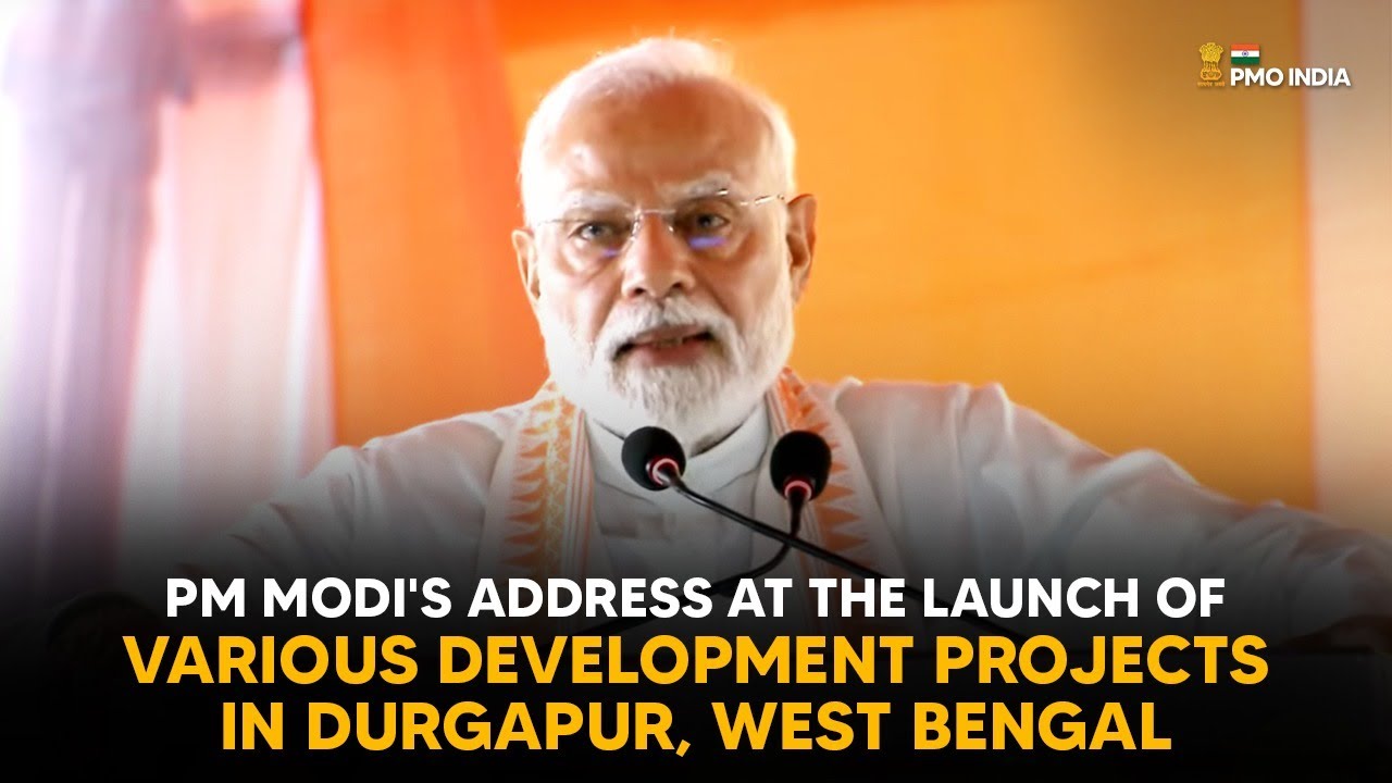 PM Narendra Modi's address at the launch of various development ...