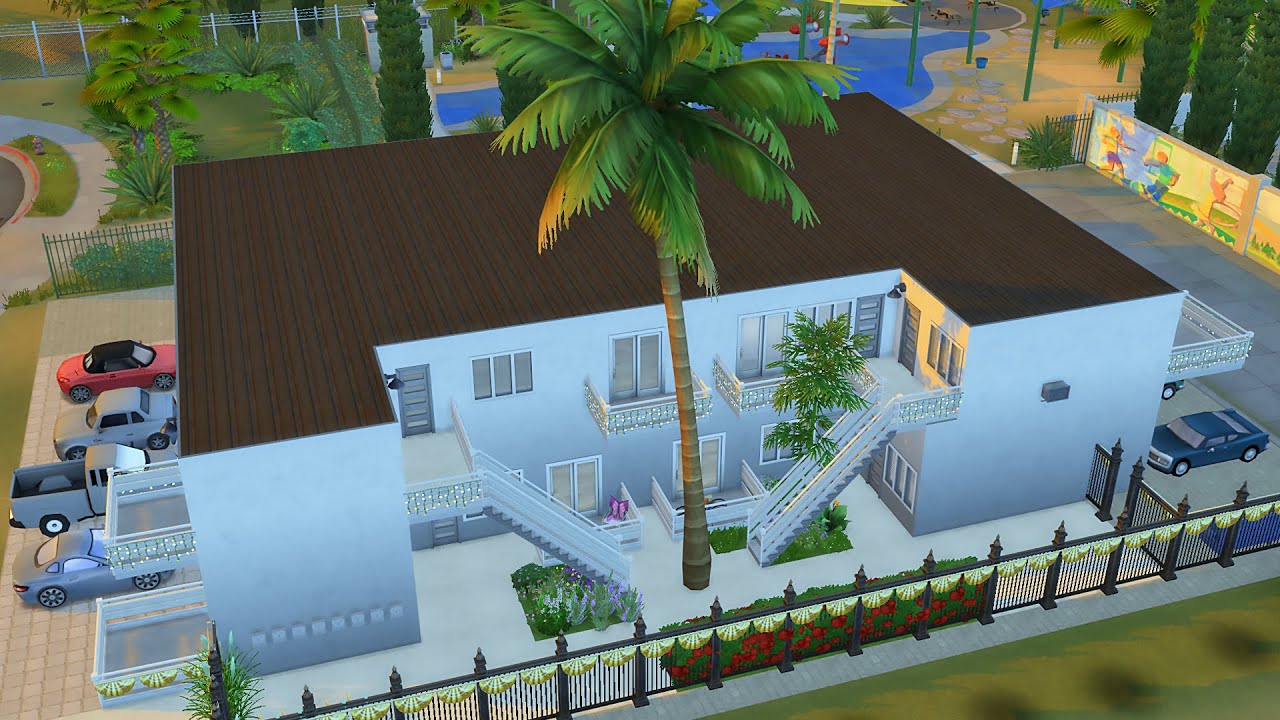 Building My Apartment [Real Life] in the Sims 4 | CC Speed Build - YouTube