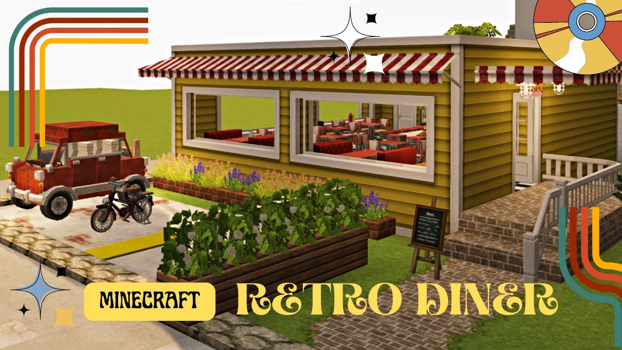 Minecraft Retro Diner | Java 1.12.2 - YouTube