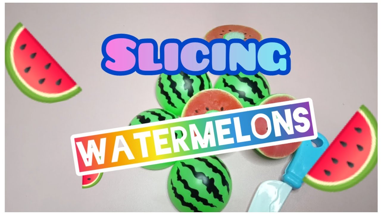 🍉 Slice it All Watermelons | Very Satisfying And Relaxing ASMR Slicing - YouTube
