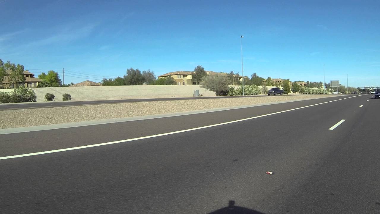 Loop 202 Santan Freeway to I-10 & AZ SR 347, Chandler toward Maricopa ...