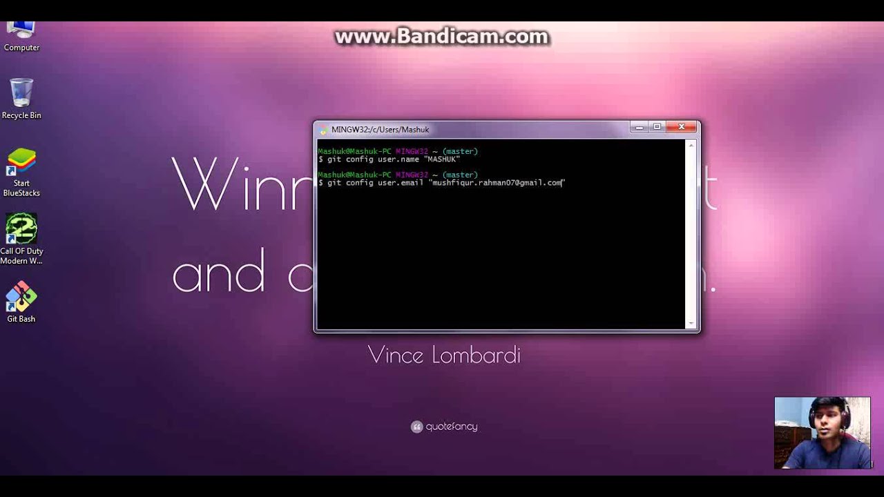 Git Bangla Tutorial For Beginners Git Downloadinstall And Config Youtube 3837