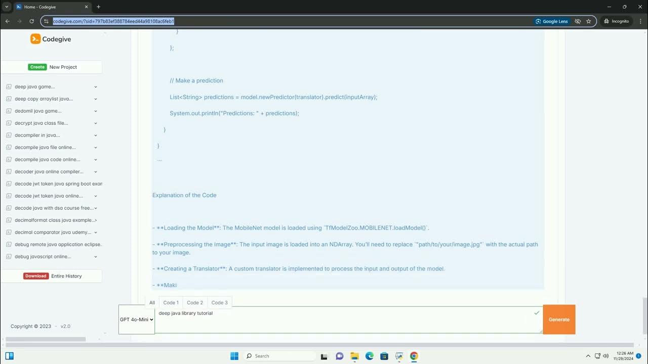deep java library tutorial - YouTube