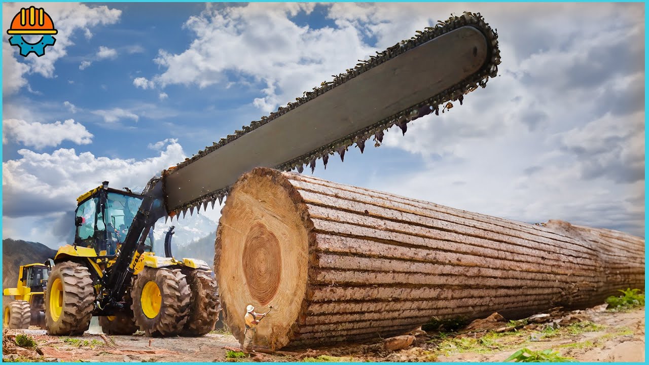 50 AMAZING Fastest Big Wood Chainsaw Machines Working At Another Level ...
