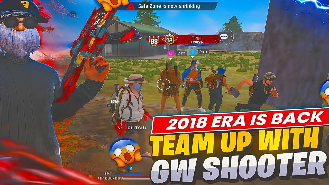 TEAM UP🤪 WITH TOP ☠️ AWM PLAYER ‪@Shooter1yt,@Senior7Bhai || BY YOUR ...