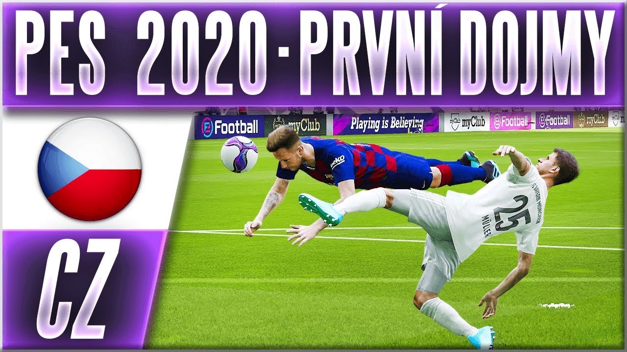 PES 2020 CZ Gameplay | První Dojmy | Nový Král Fotbalových Her? | CZ ...