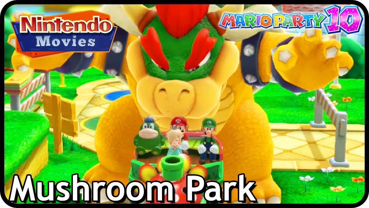 Mario Party 10 - Bowser Party - Mushroom Park 5 Players, Bowser VS ...