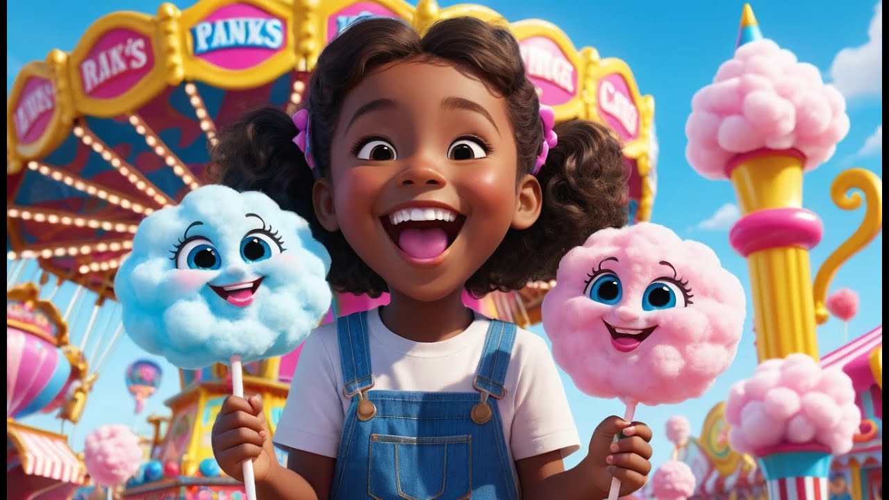 Cotton Candy, Sweet and Light Delight | Fun Sweet Treat Nursery Rhyme ...