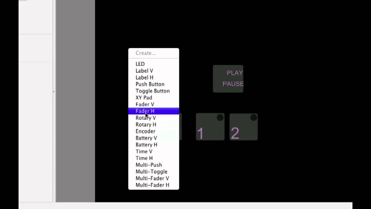Utilisation de Touch OSC -- Création d'un template - YouTube