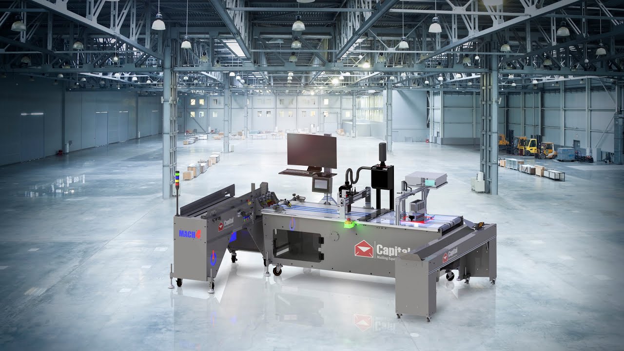 High speed direct mail UV inkjet addressing system - YouTube