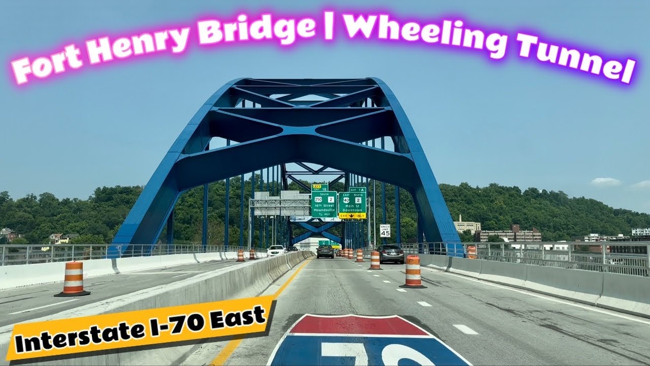 4k Drive | Fort Henry Bridge | Ohio to West Virginia drive - YouTube