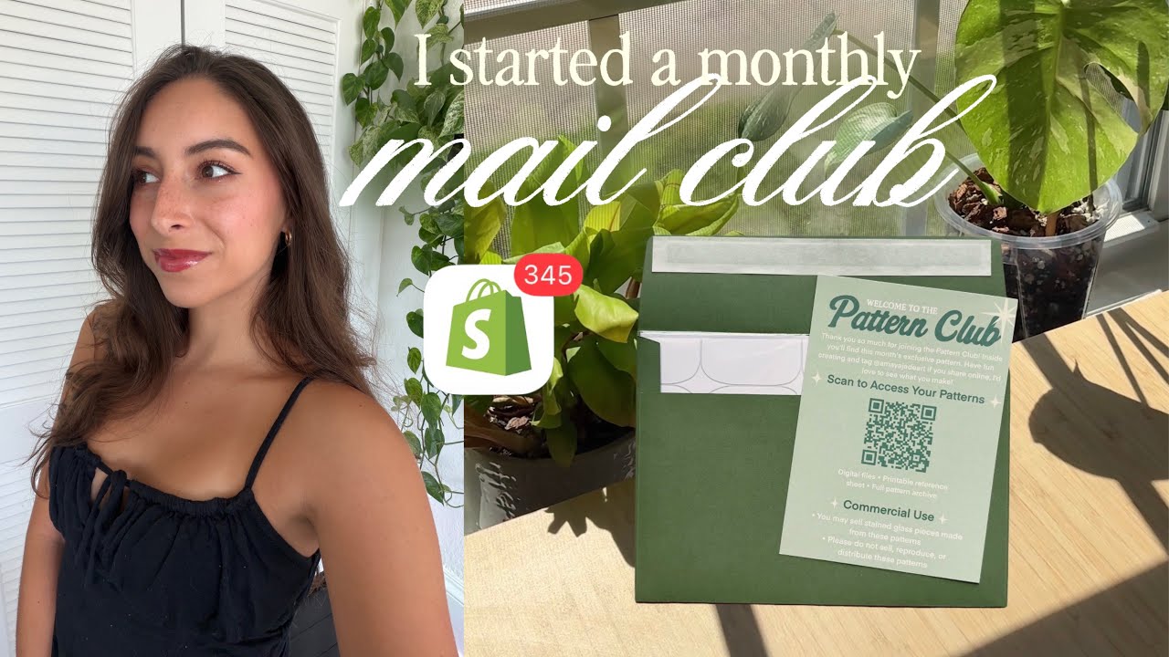 i started a monthly mail club 💌🧚💫 - YouTube