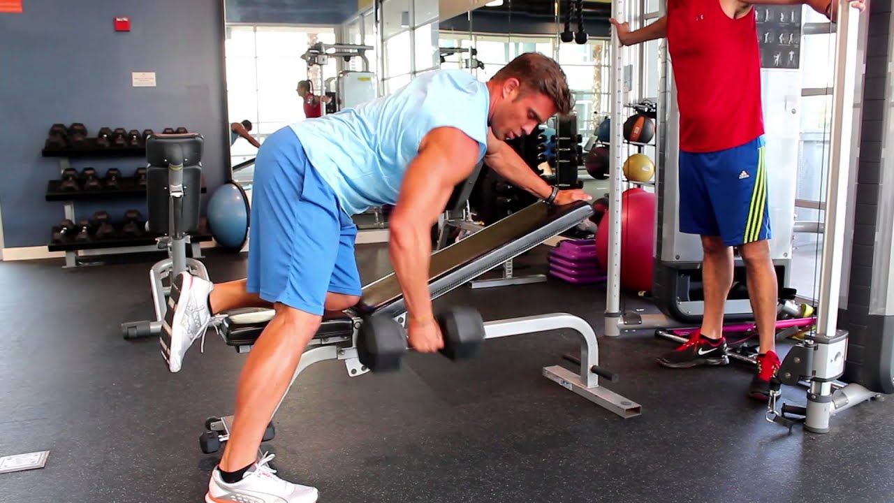 Bench Rows Variation - YouTube