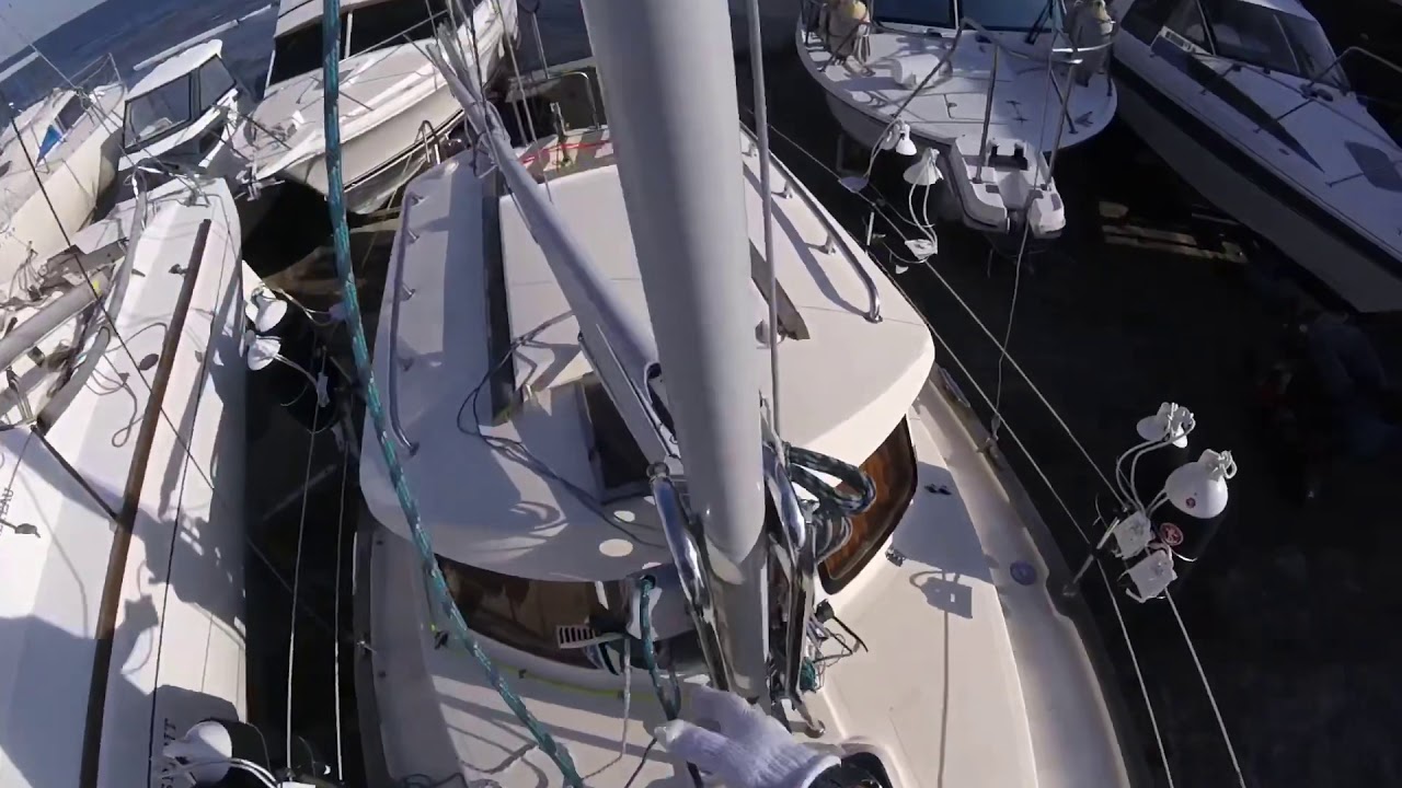 Mast folding - YouTube