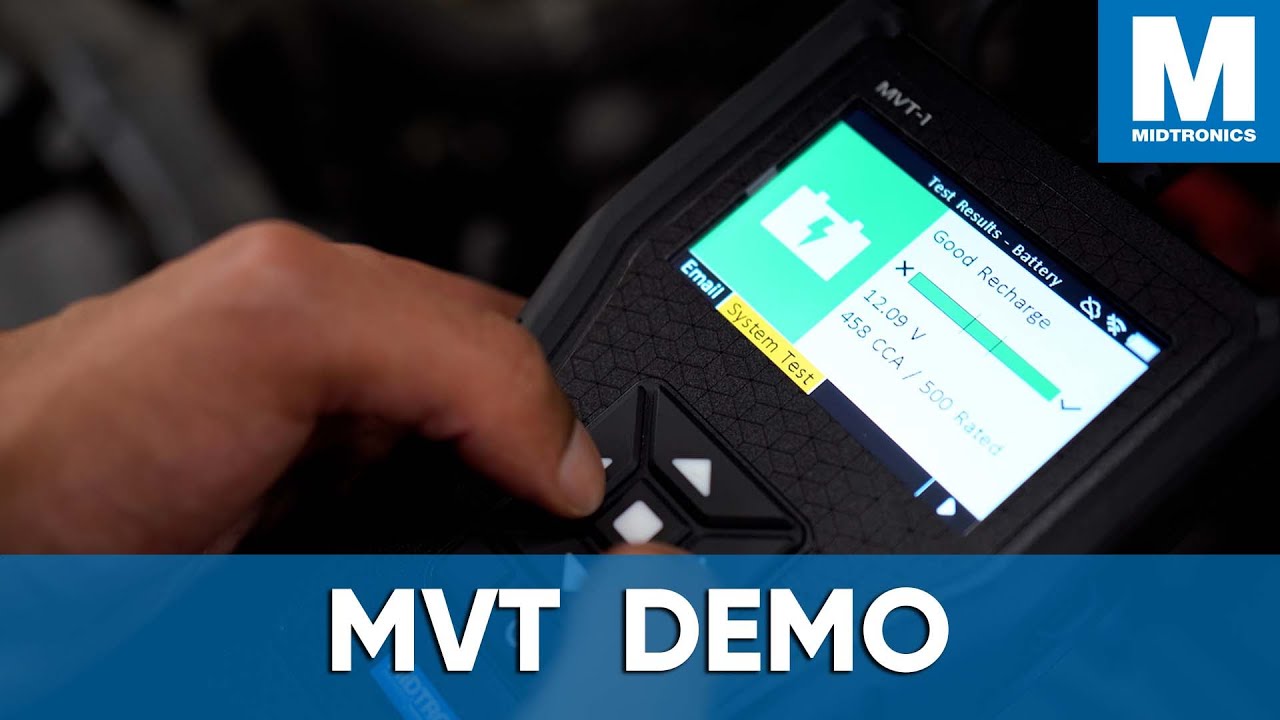 Midtronics MVT Battery Tester Demonstration - YouTube