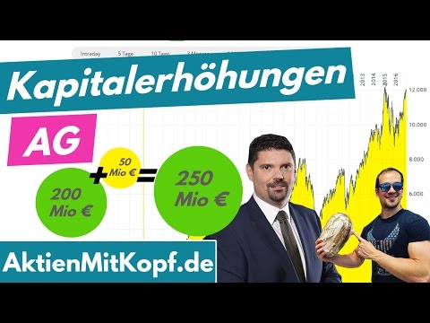 Kapitalerhöhung einer AG einfach erklärt