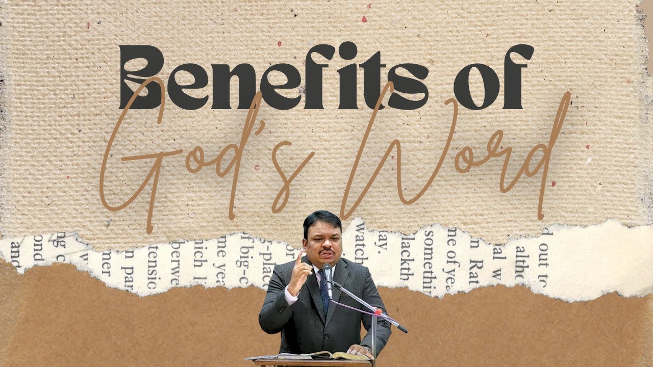 Benefits of God's Word | Sermon by Rev. Prakasham - YouTube
