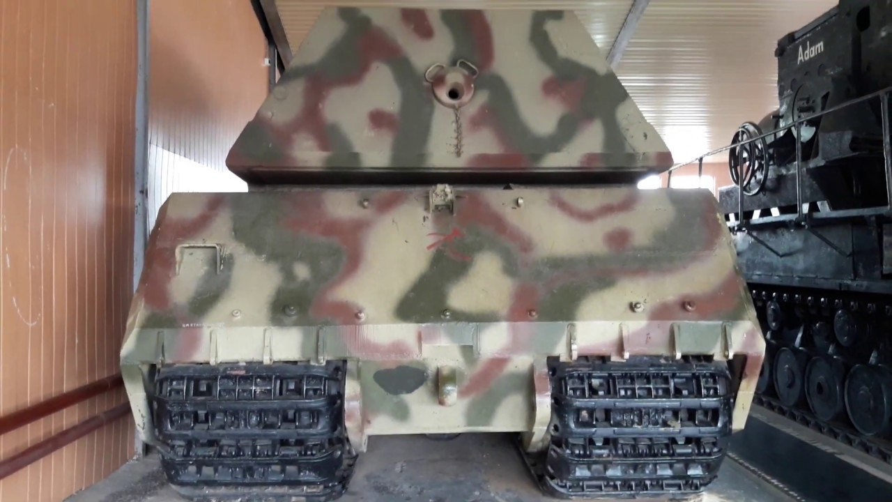 Осмотр немецкого танка МАУС (Кубинка) - Inspection of the German tank ...