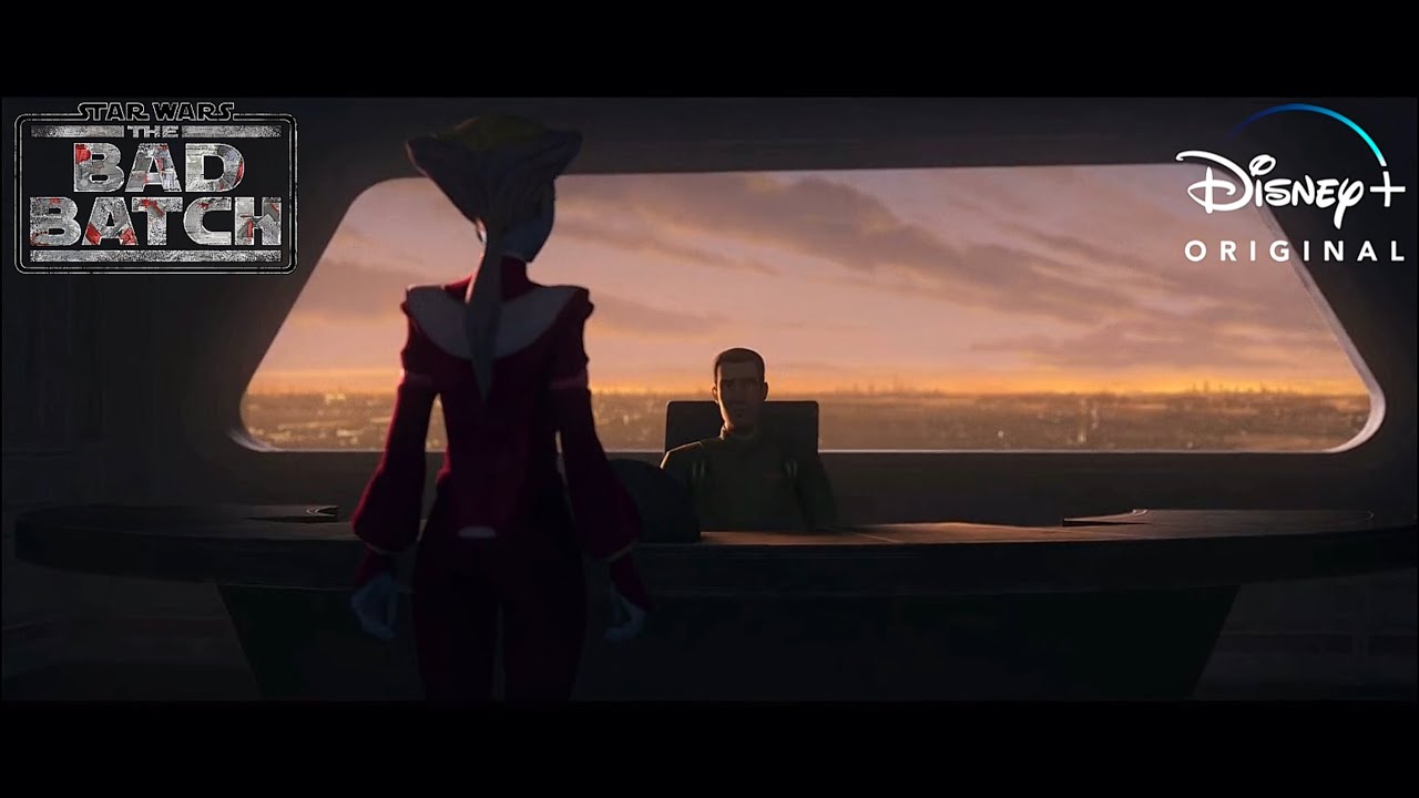 Senator Chuchi talks to Admiral Rampart | The Bad Batch Season 2 ...