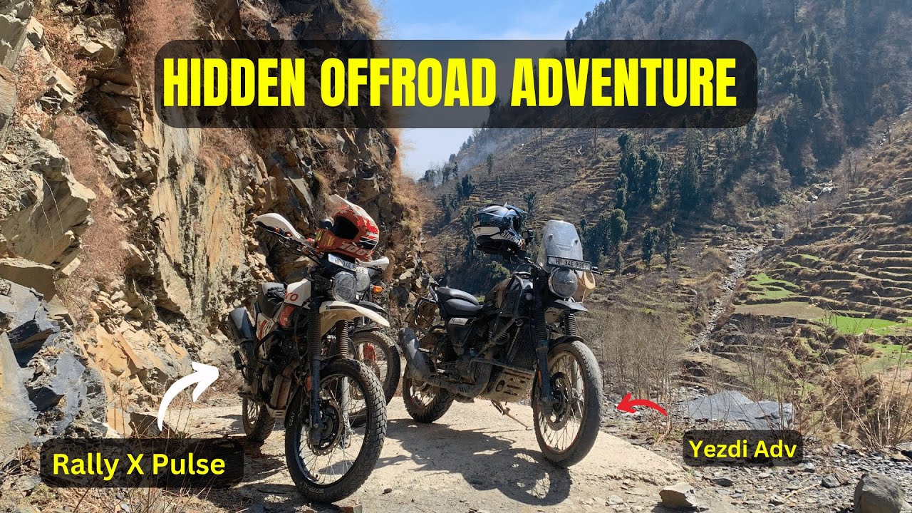 Hidden Offroad Trail !! X pulse Rally Vs Yezdi Adv. Part - 2 - YouTube