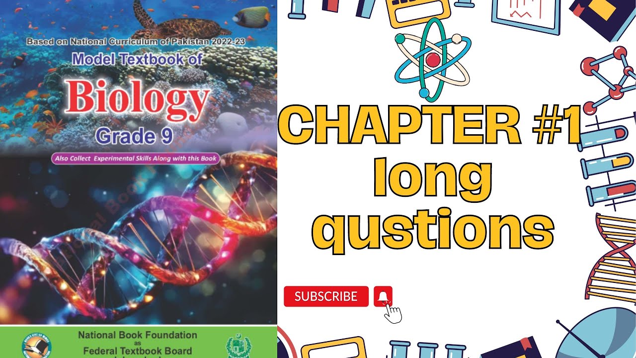 CLASS 9 | BIOLOGY | NEW BOOK | CHAPTER 1| LONG QUESTIONS | FEREDAL ...