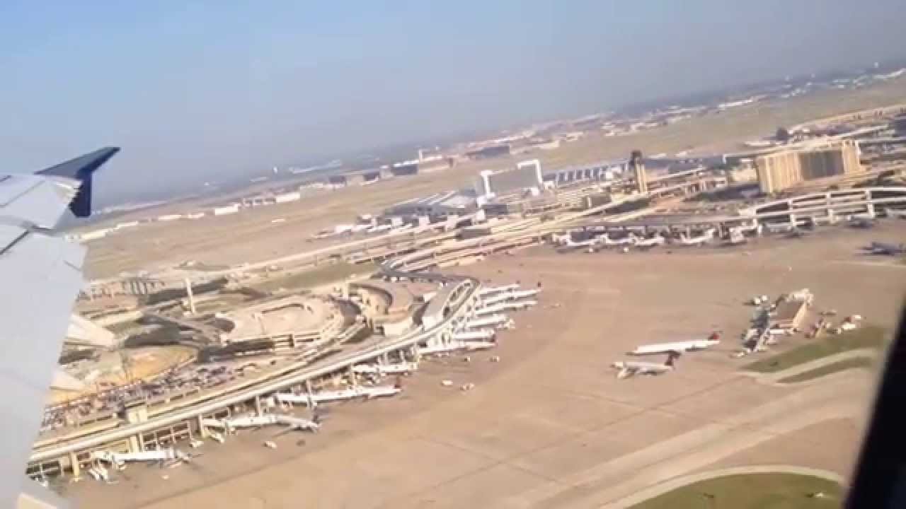 US Airways A321 DFW-CLT Wing View - YouTube