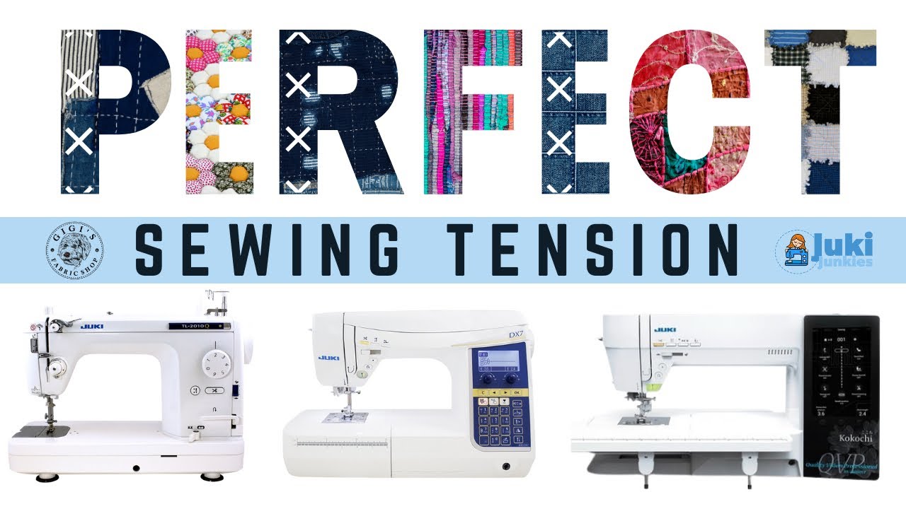 How To Achieve The Perfect Tension On Any Sewing Machine! (TIPS/TRICKS ...