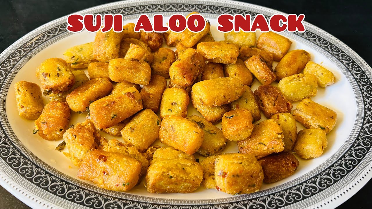 Aloo Suji Snack Recipe | Teatime Snack - YouTube