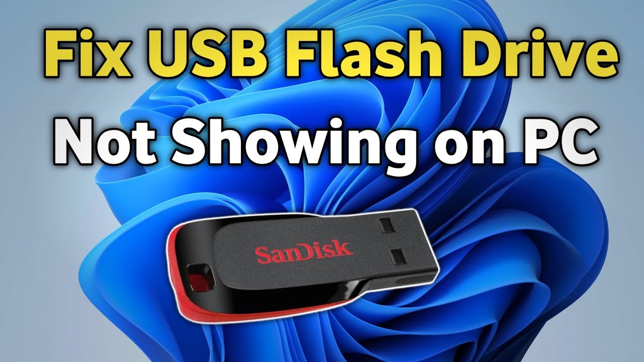 Fix Usb Drive not showing up Windows 11 | usb not recognized on Pc ...