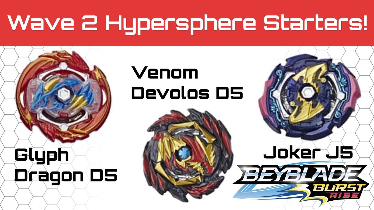 Venom Devolos, Joker and Glyph Dragon REVEALED! Beyblade Burst Rise ...