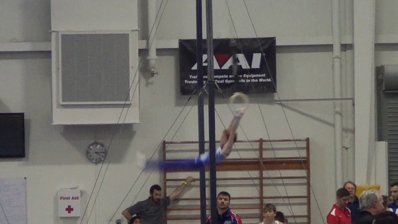 Josh Karnes 1st Place Rings @ Valeri Liukin 2016 - YouTube