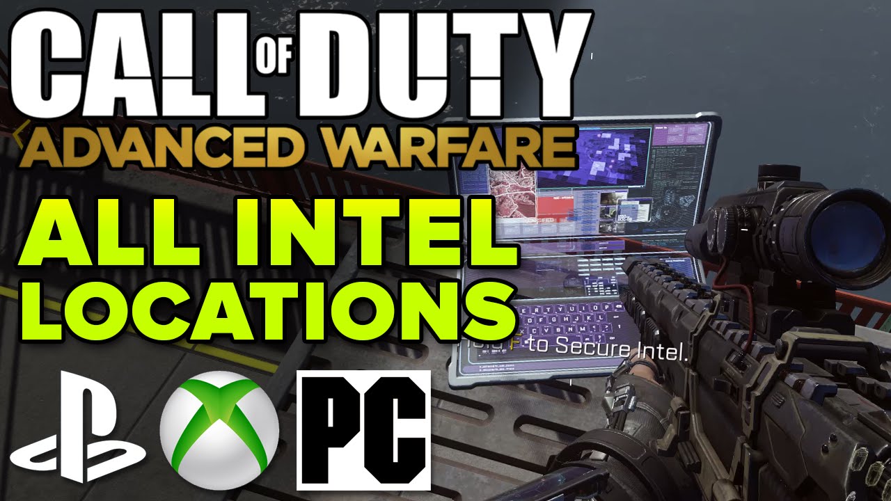 Call of Duty: Advanced Warfare - All Intel Locations (Ferrum Absconsum ...