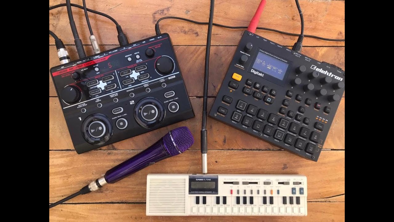 JAMING WITH DIGITAKT RC202 & CASIO VL-TONE - YouTube