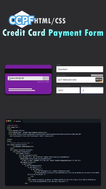 Credit Card Payment Form.#programming #coding #programmer #developer #javascript #technology # ...