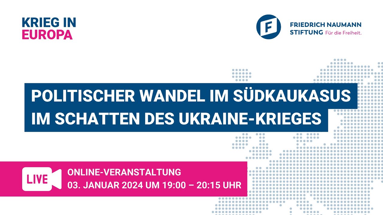 Politischer Wandel im Südkaukasus im Schatten des Ukraine-Krieges - YouTube