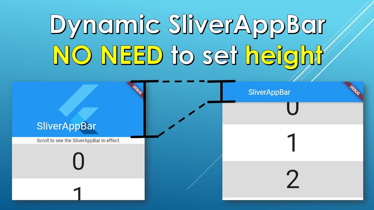 Flutter Dynamic Sliverappbar No Need To Set The Height Anymore Youtube
