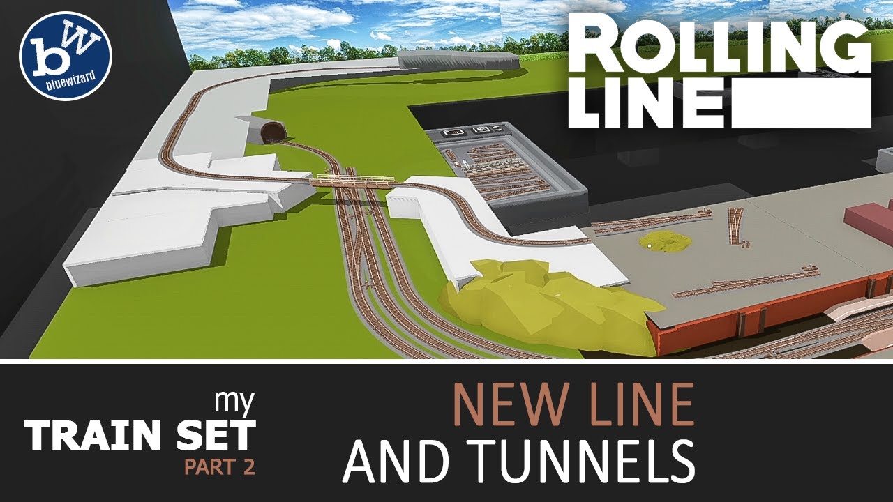 Rolling Line - My Train Set P2 - Creating a new line - Train set sim ...