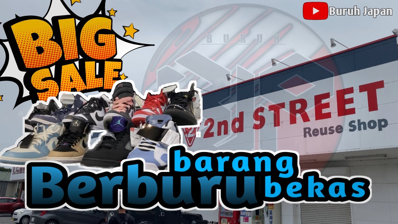 TEMPAT JUAL BARANG-BARANG BEKAS DI JEPANG l SECOND STREET #thrifting ...
