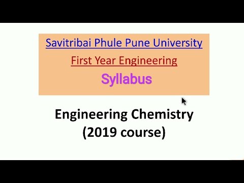 SPPU Syllabus: Engg Chemistry (FE) - YouTube